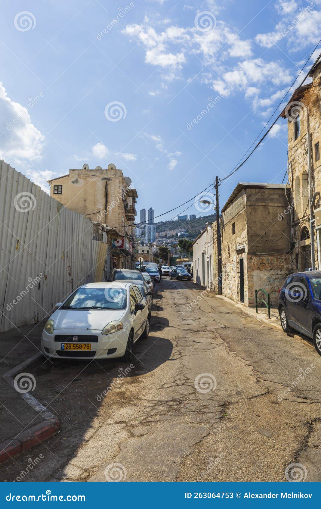 Streets in the City of Haifa in Israel Editorial Stock Photo - Image of ...