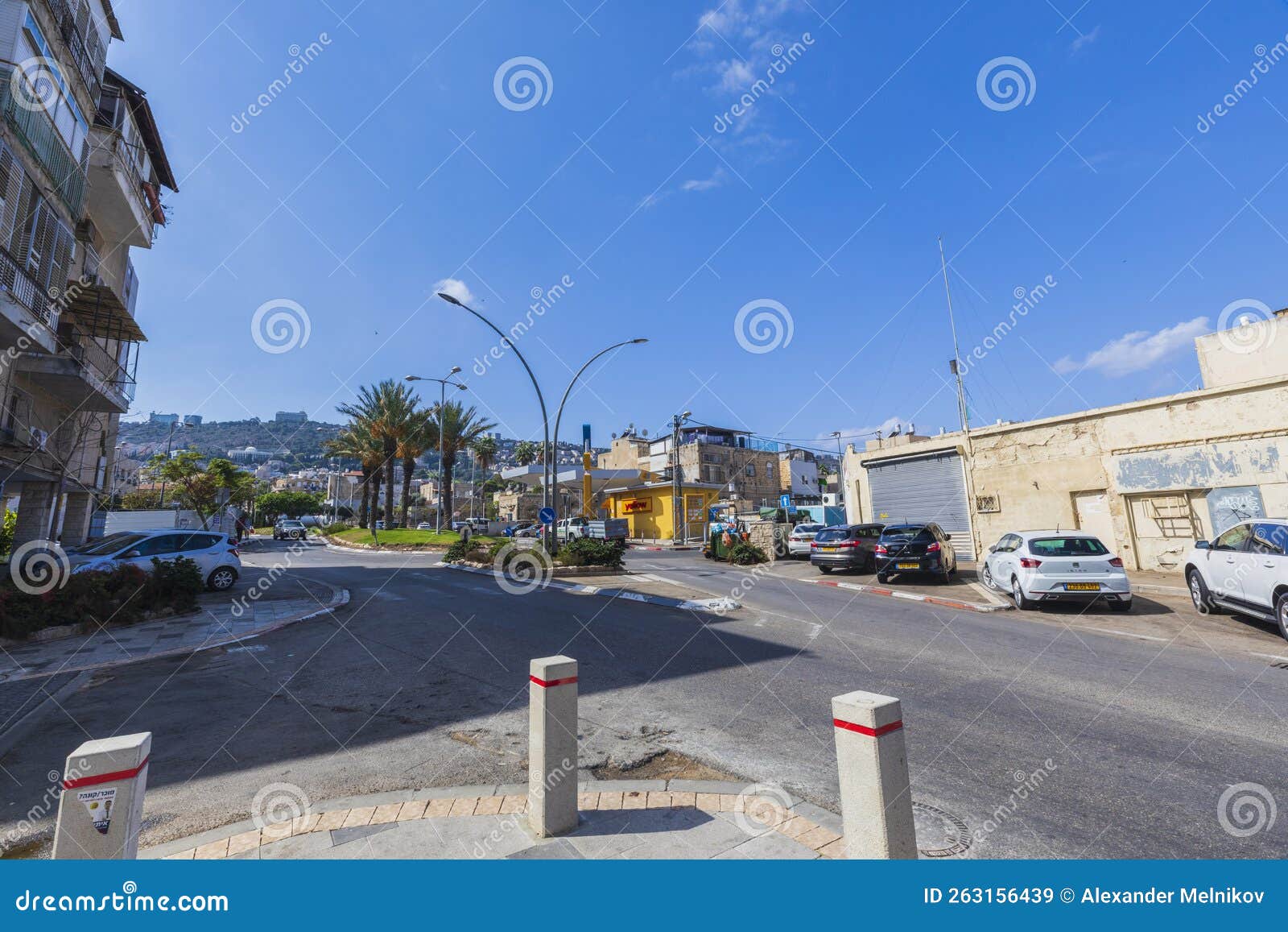Streets in the City of Haifa in Israel Editorial Stock Image - Image of ...