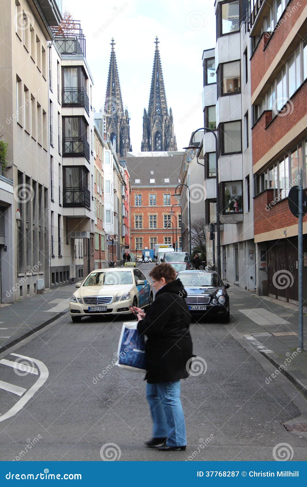 Streets of Cologne, Germany Editorial Photography - Image of life ...