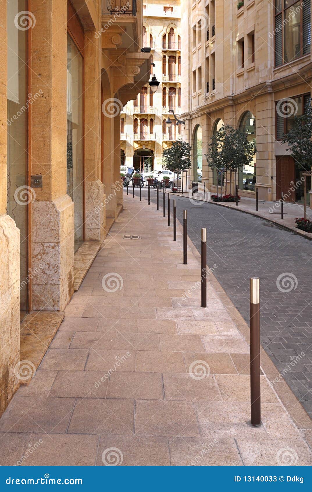 Streets of Downtown Beirut (Lebanon) Stock Image - Image of downtown ...