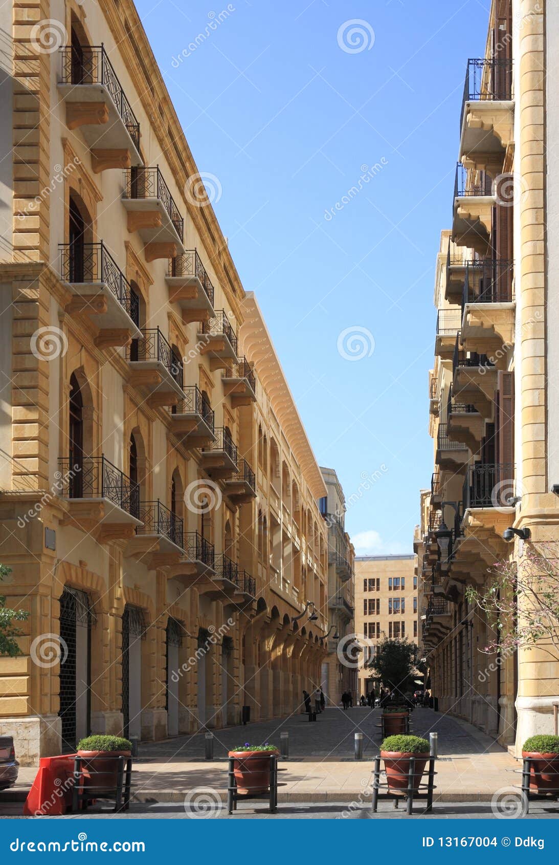 The Streets of Downtown Beirut (Lebanon) Stock Photo - Image of ...