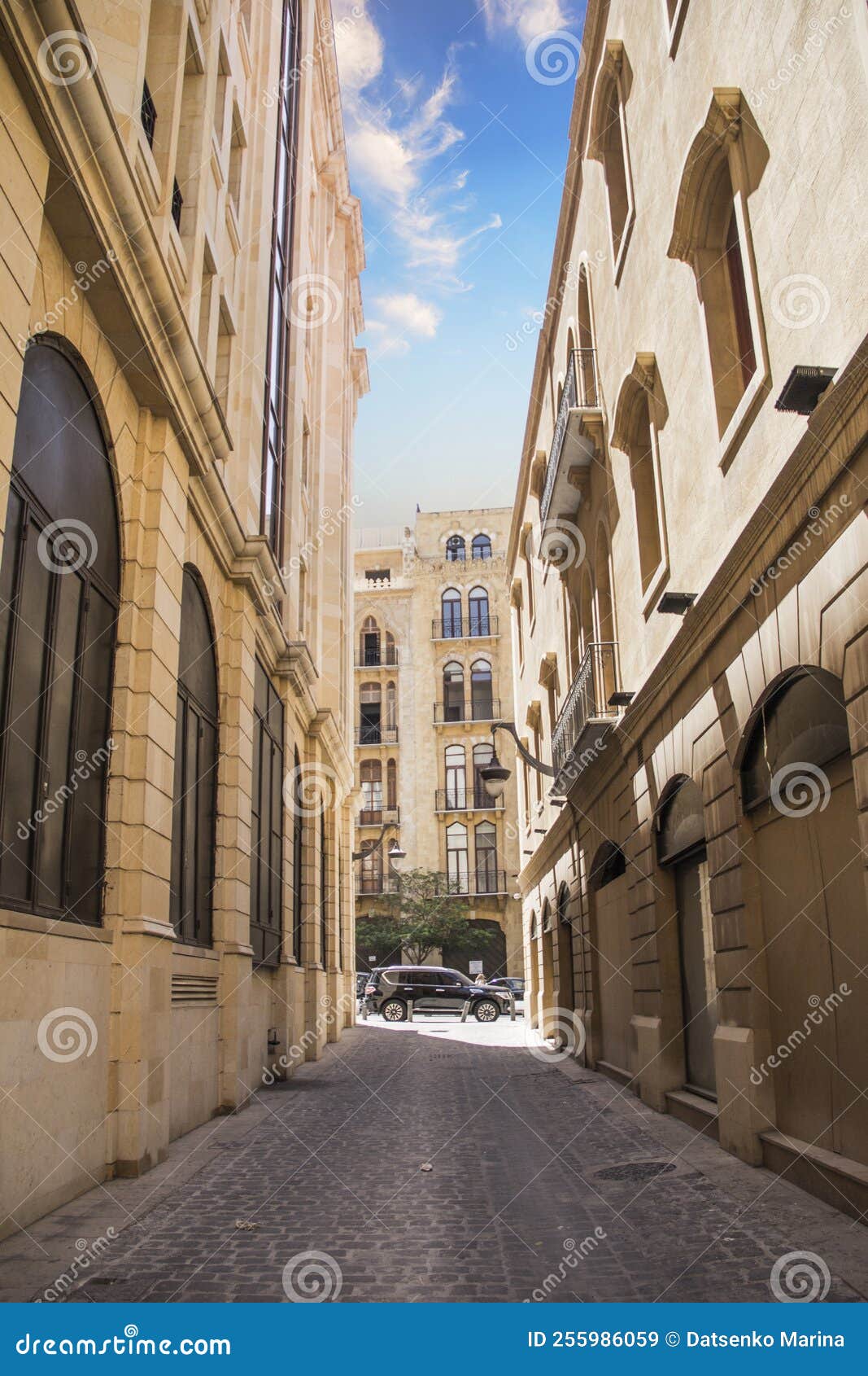Streets of Downtown Beirut editorial stock image. Image of downtown ...
