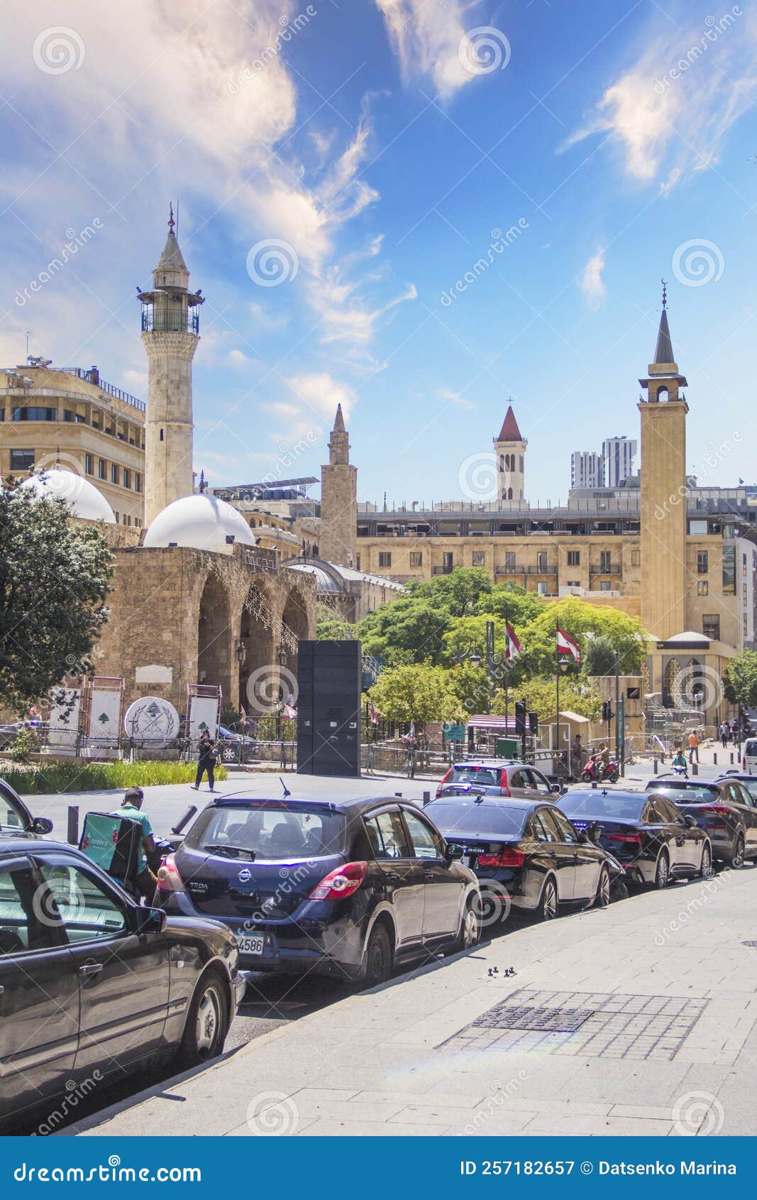 Streets of Downtown Beirut editorial photography. Image of object ...