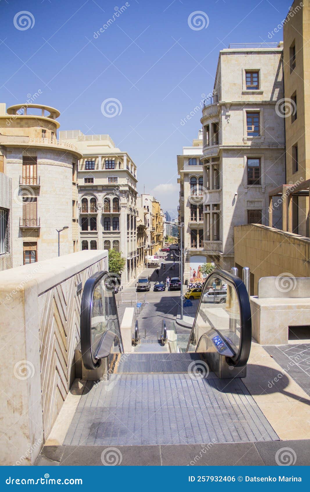 Streets of Downtown Beirut editorial photo. Image of architecture ...