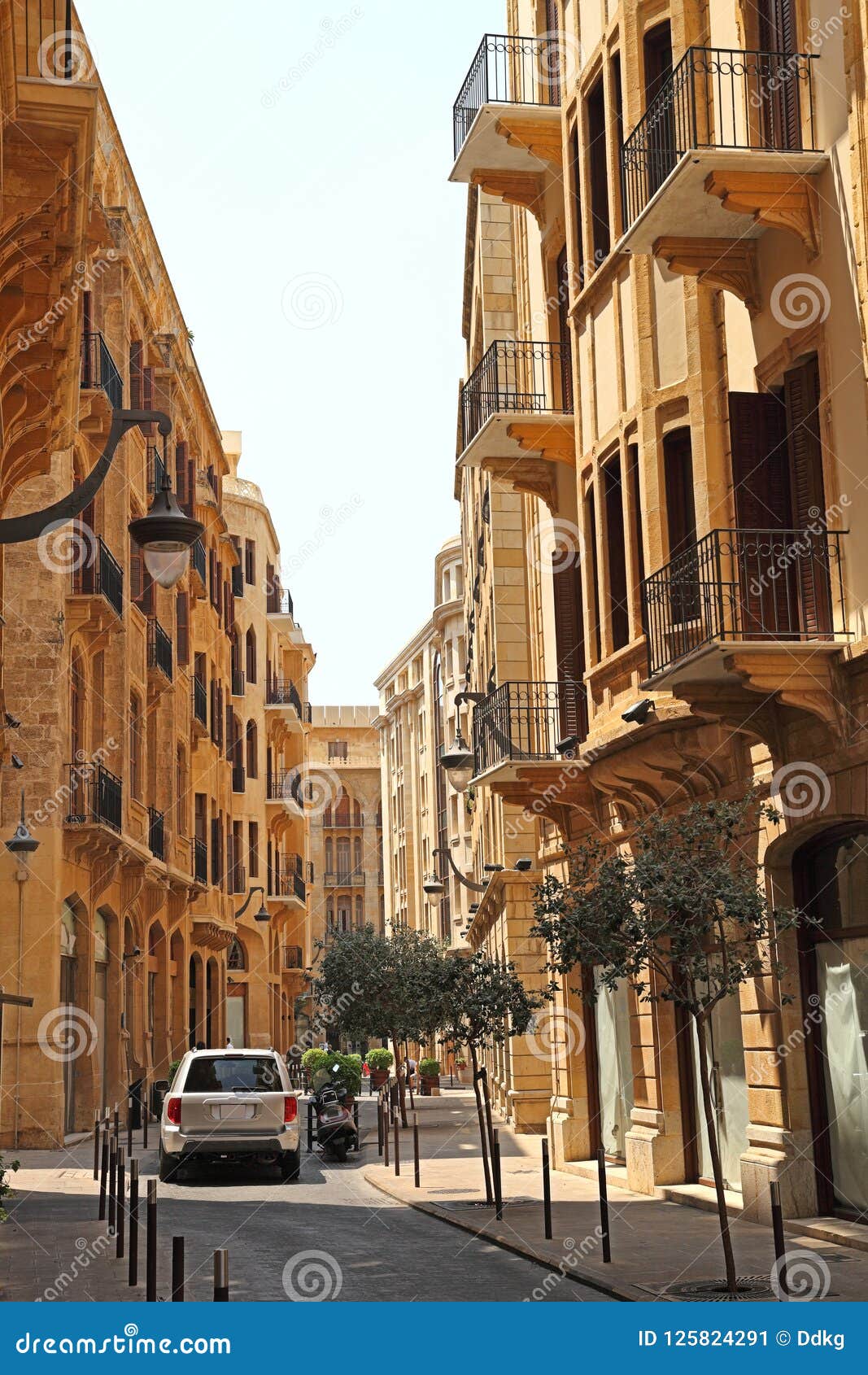 The Streets of Downtown Beirut Stock Image - Image of centreville, city ...