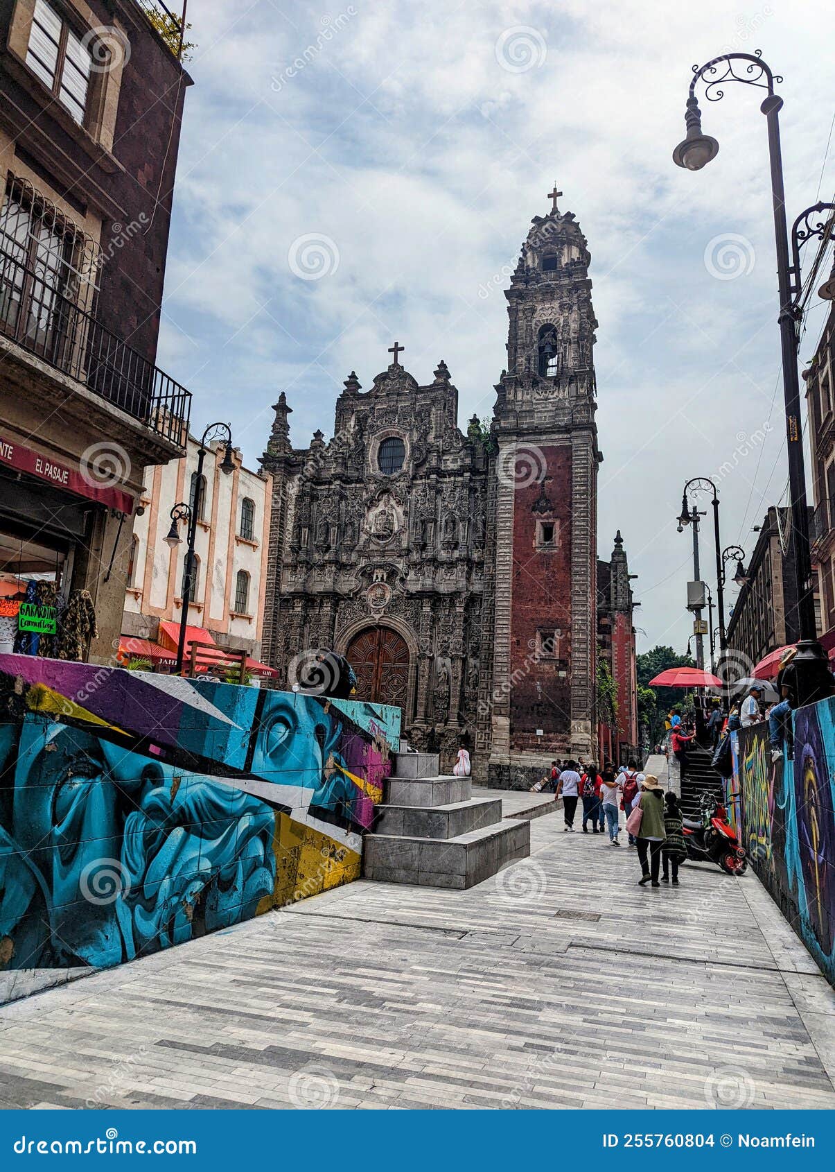 Streets of Historic Area in Mexico City Editorial Stock Image - Image ...