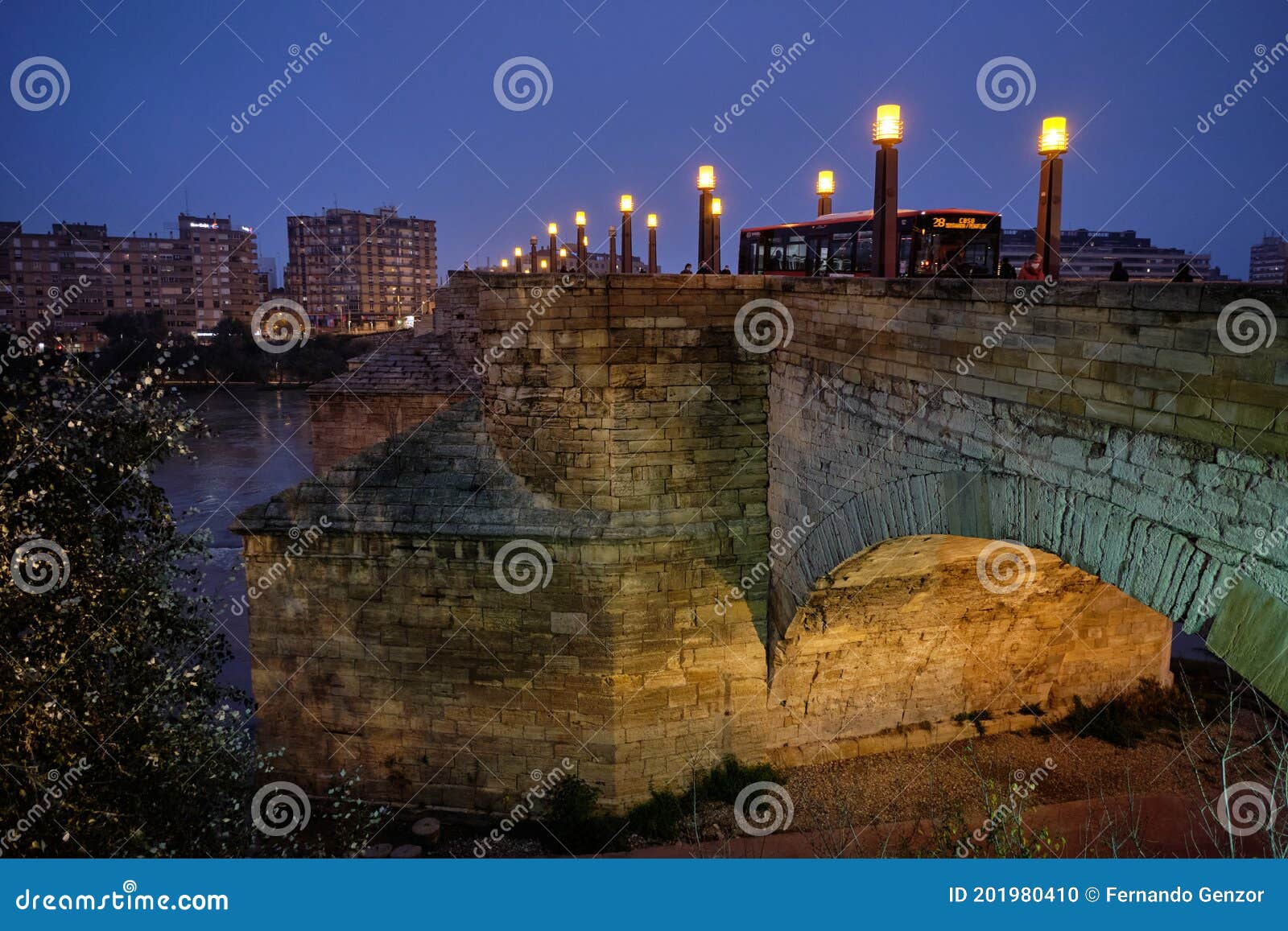 Streets of the Historic Center of Zaragoza. ZARAGOZA, SPAIN, Stock ...