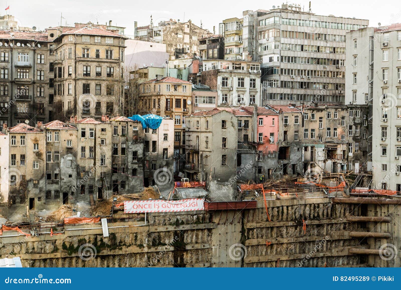Streets of Istanbul stock image. Image of suburbs, blocks - 82495289