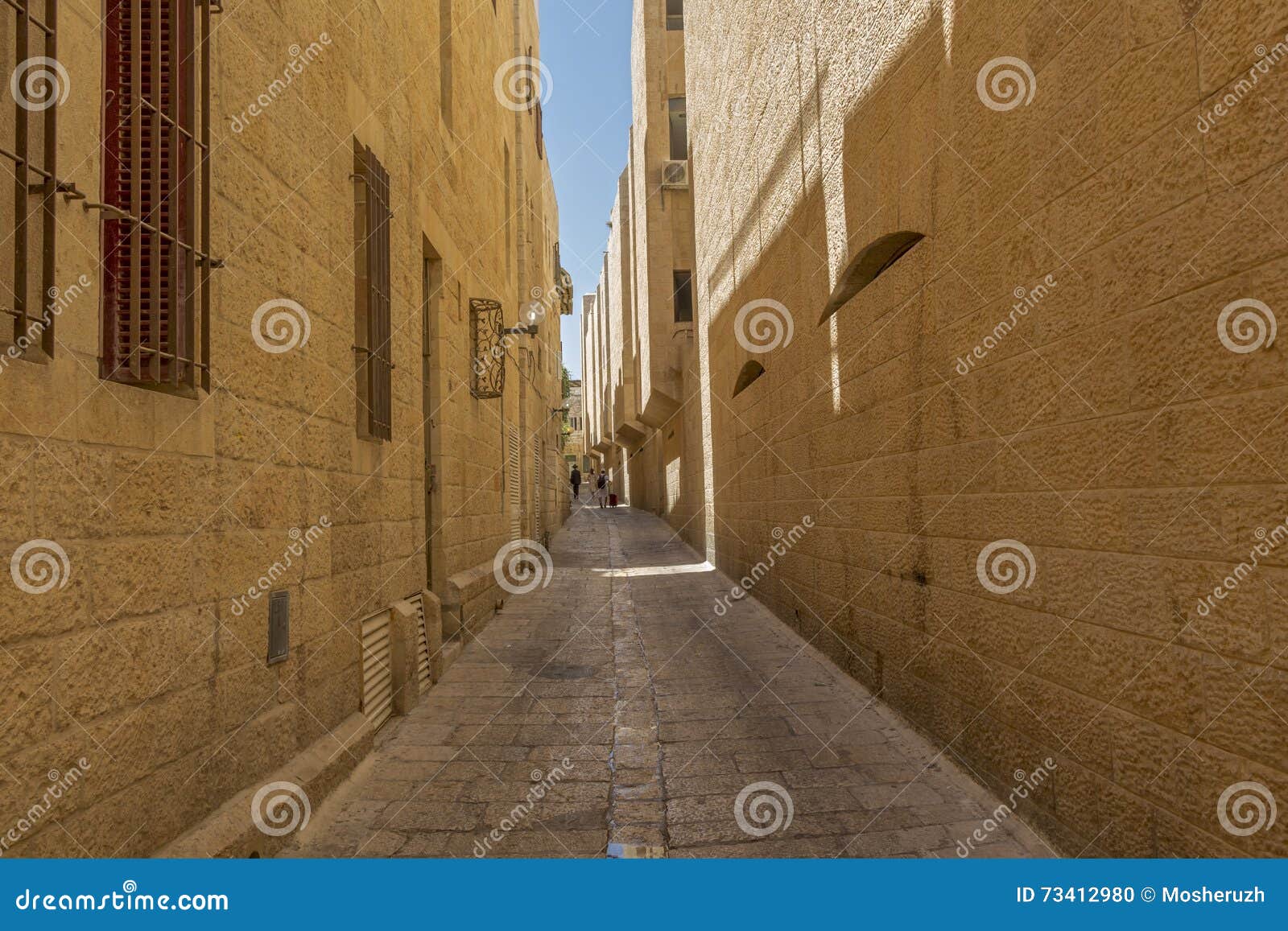 Streets of Jerusalem. stock photo. Image of holy, palestine - 73412980