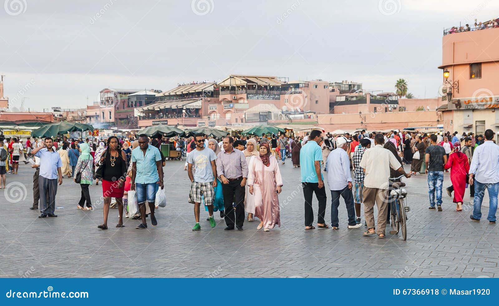 Streets of Marrakesh editorial stock photo. Image of muslim - 67366918