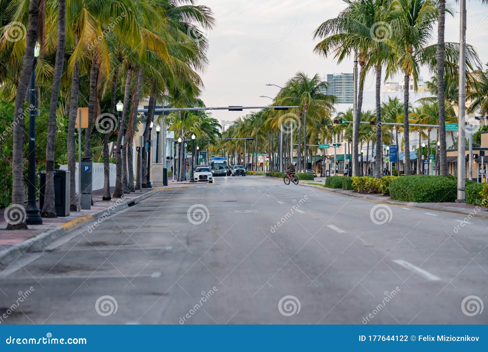 Streets in Miami Beach Desolate Empty Due To Coronavirus Covid 19 ...