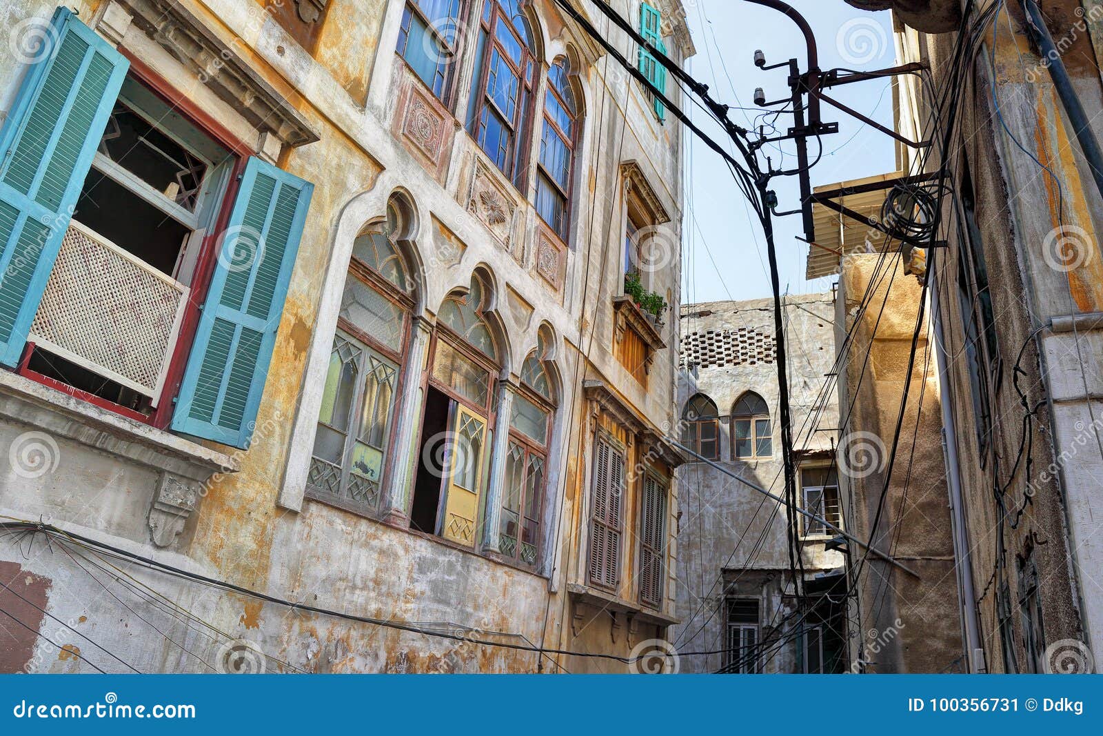 The Streets of Old Tripoli, Lebanon Stock Image - Image of attraction ...