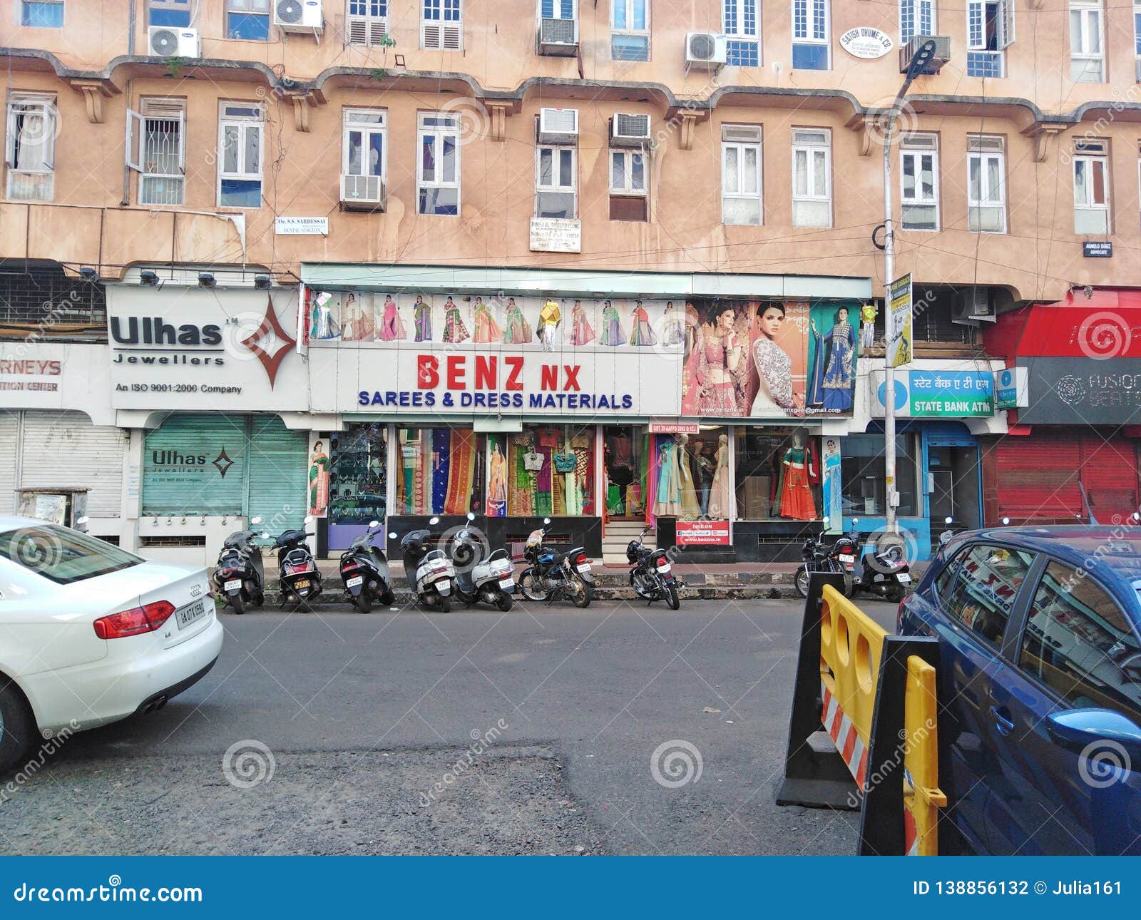 Panagi, Goa, India editorial photography. Image of quarter - 138856132