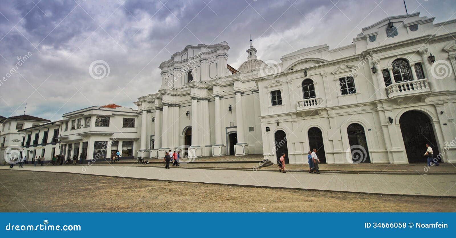 Streets of Popayan,Colombia Editorial Stock Photo - Image of historic ...