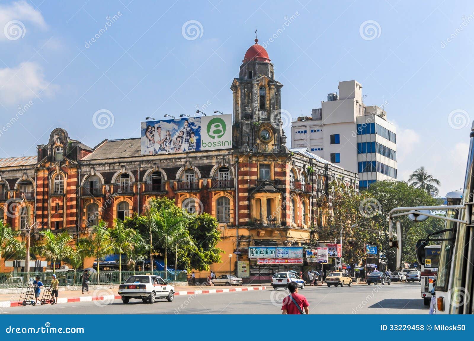In the Streets of Rangoon editorial stock photo. Image of asia - 33229458