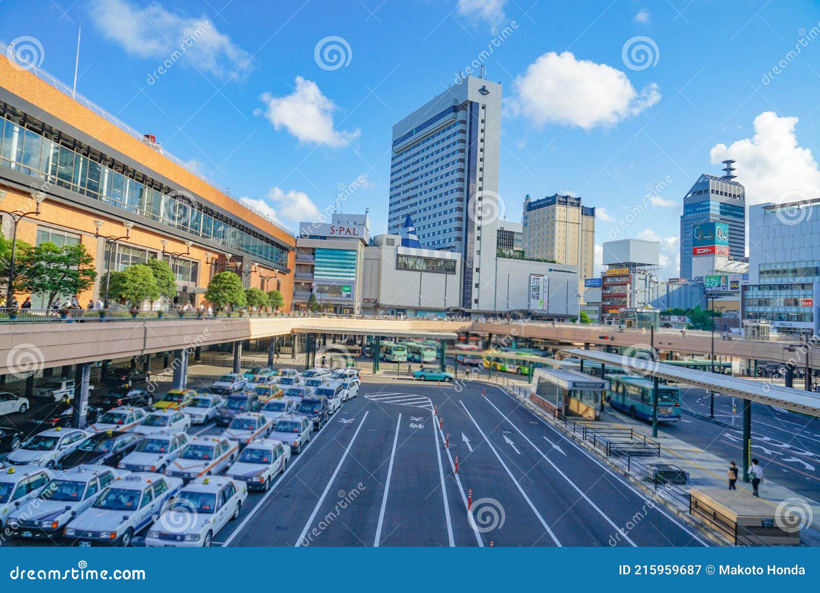 Streets of Sendai Station West Exit Editorial Photography - Image of ...