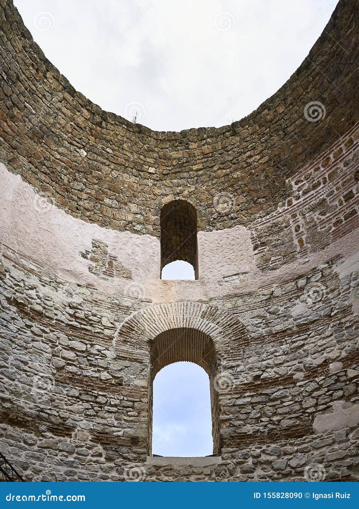 Streets of Split City. Croatia Stock Photo - Image of monument, ancient ...