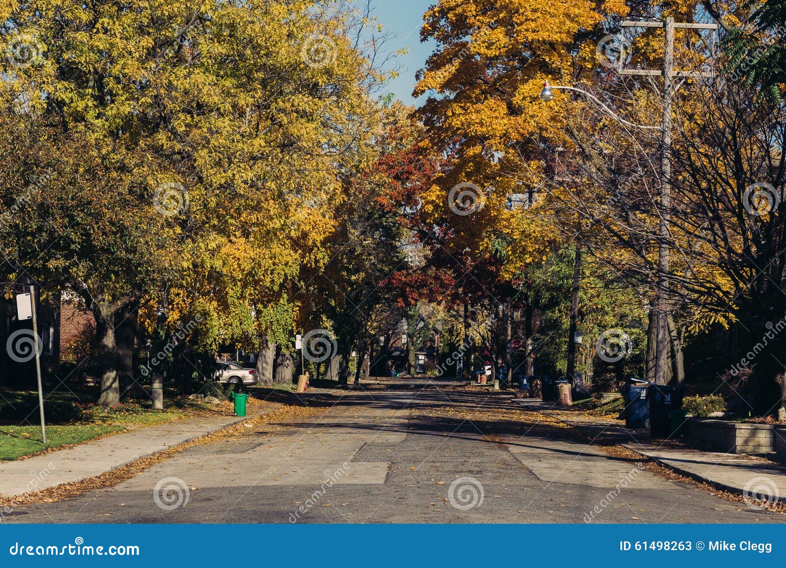 Streets of Toronto during the Fall Editorial Stock Photo - Image of ...