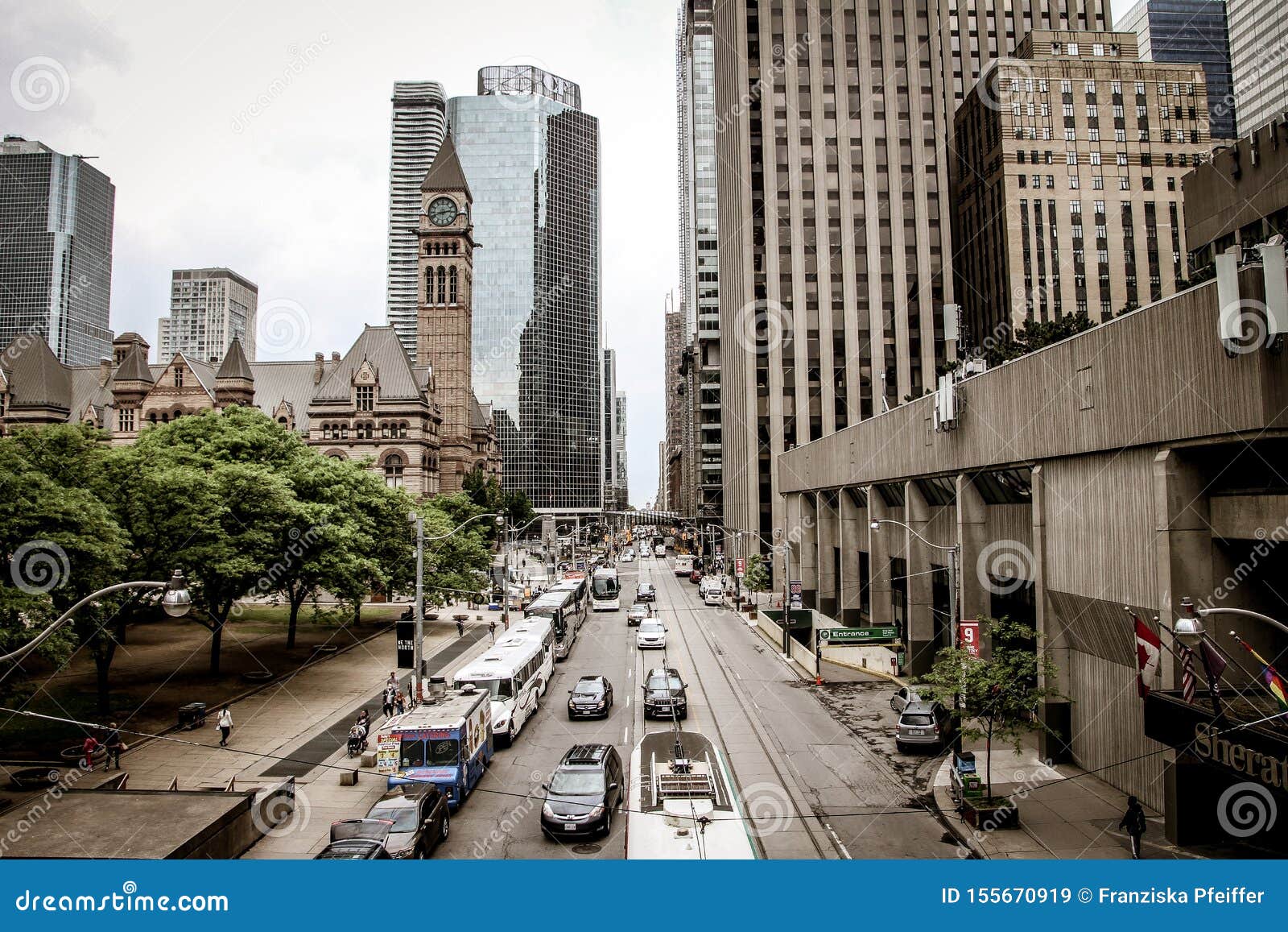 Streets of Toronto in June 2019 Editorial Stock Image - Image of ...