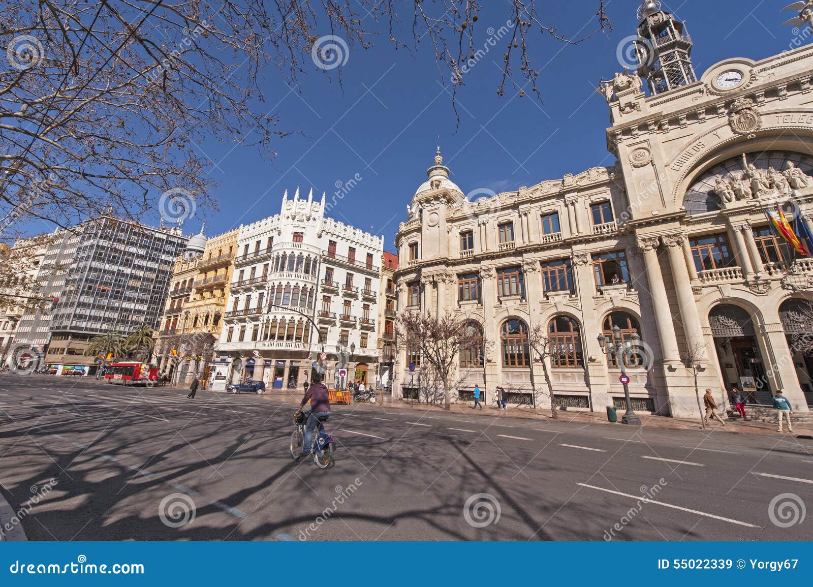 At the Streets of Valencia. Editorial Stock Image - Image of valencia ...