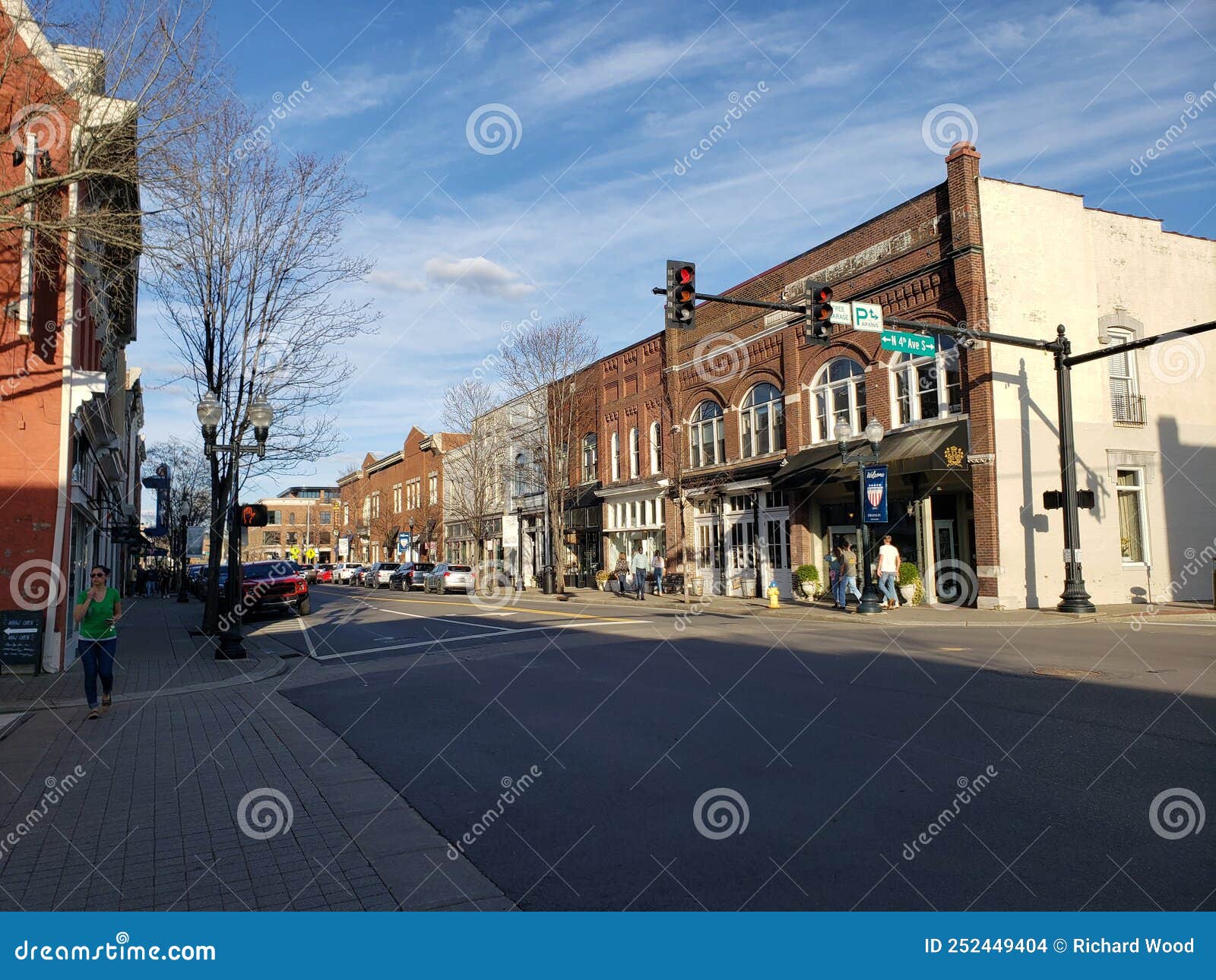 Streetscape View Of A Boarded Shop Front On A High Street Editorial ...
