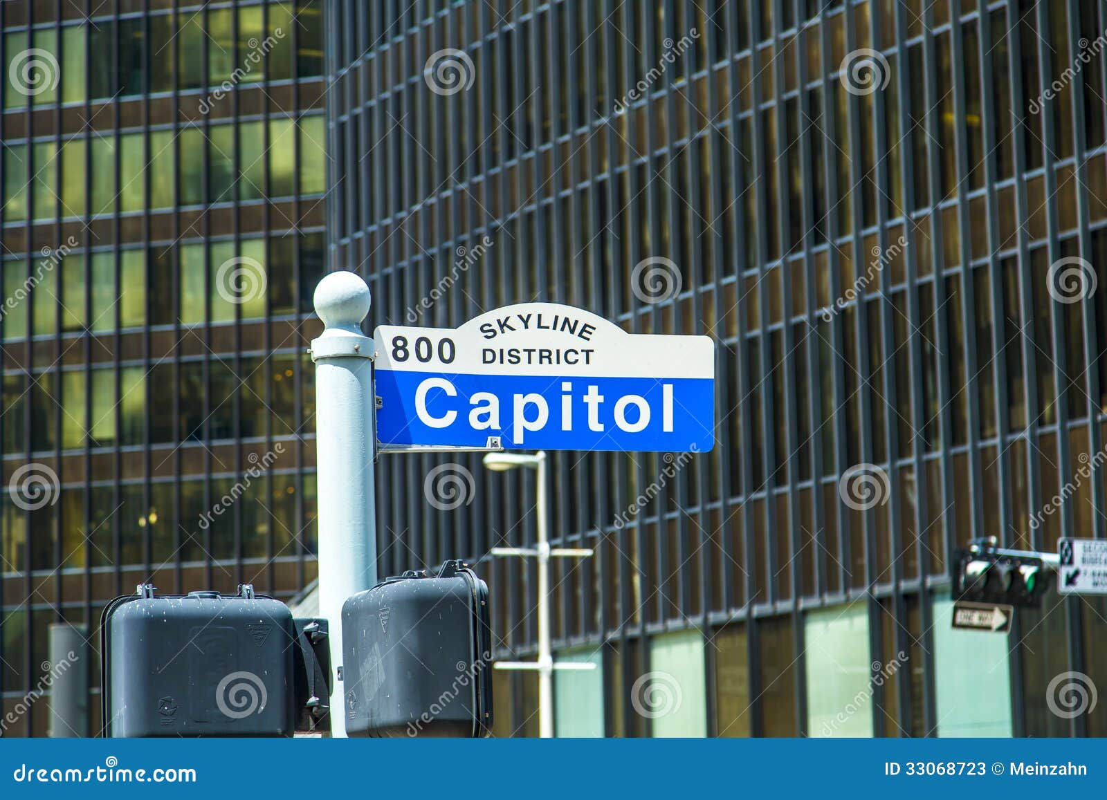 Streetsign capitol street stock image. Image of city - 33068723