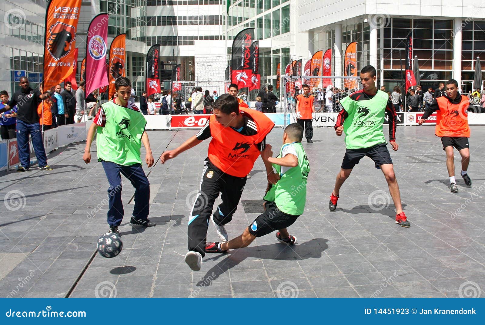 Streetsoccer editorial stock photo. Image of square, building - 14451923