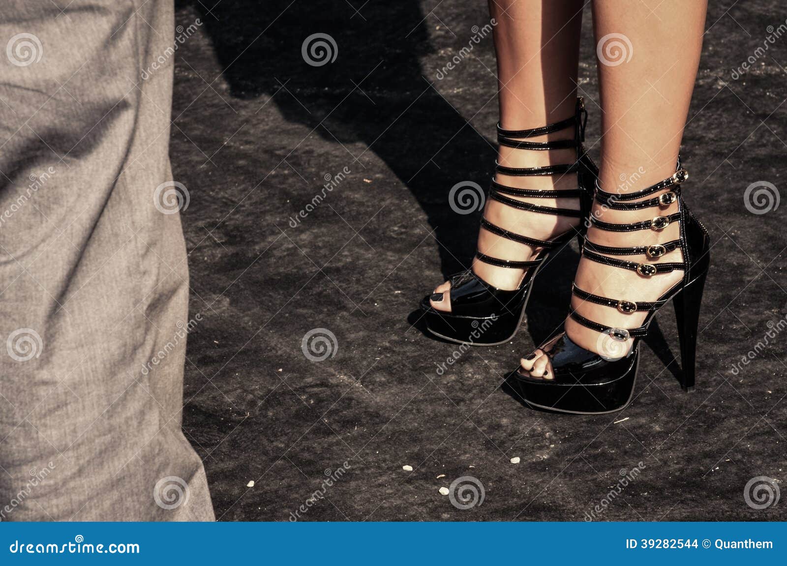 Streetwalker stock photo. Image of prostitute, footwear - 39282544