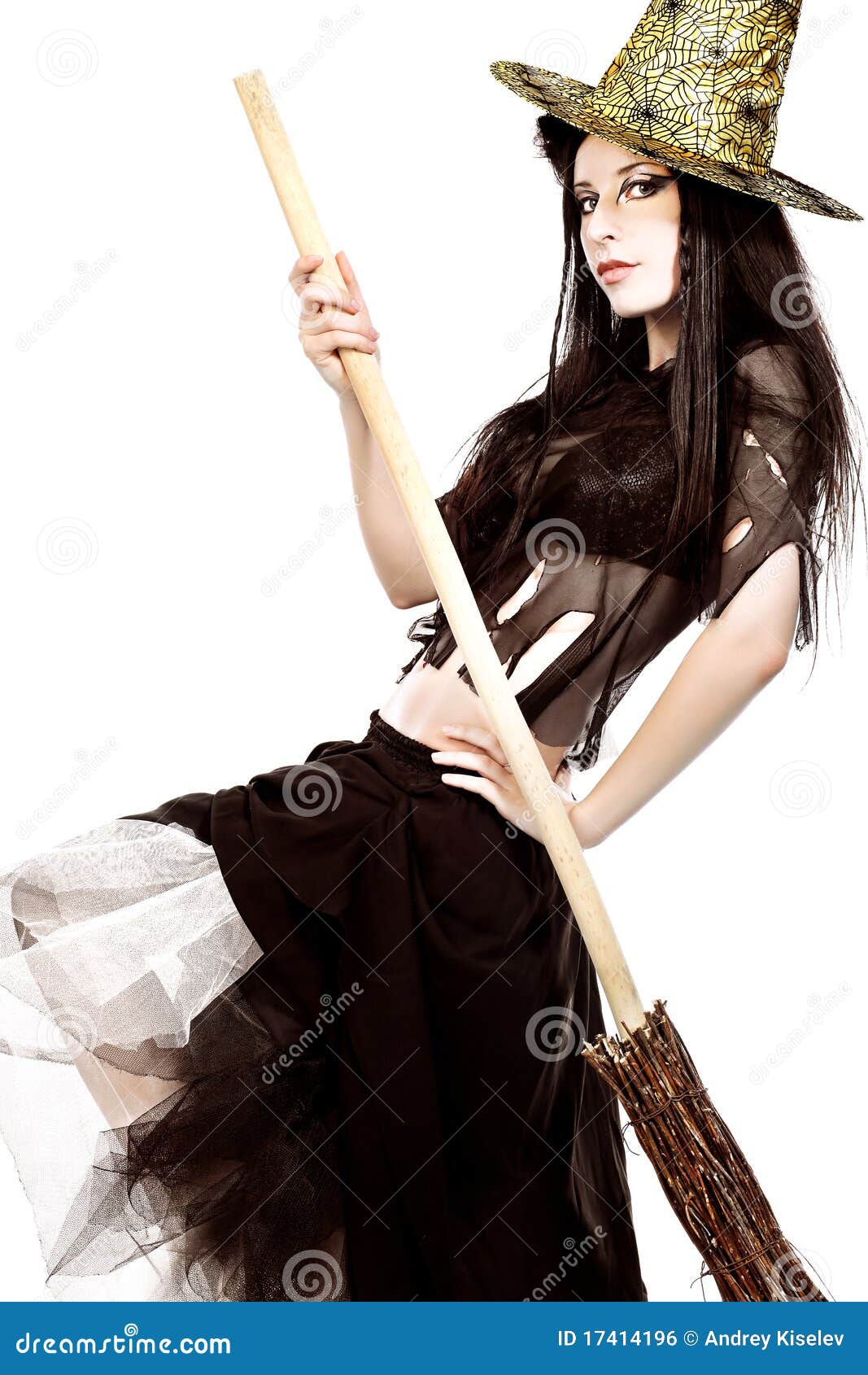 Strega Charming fotografia stock. Immagine di magia, lanterna - 17414196