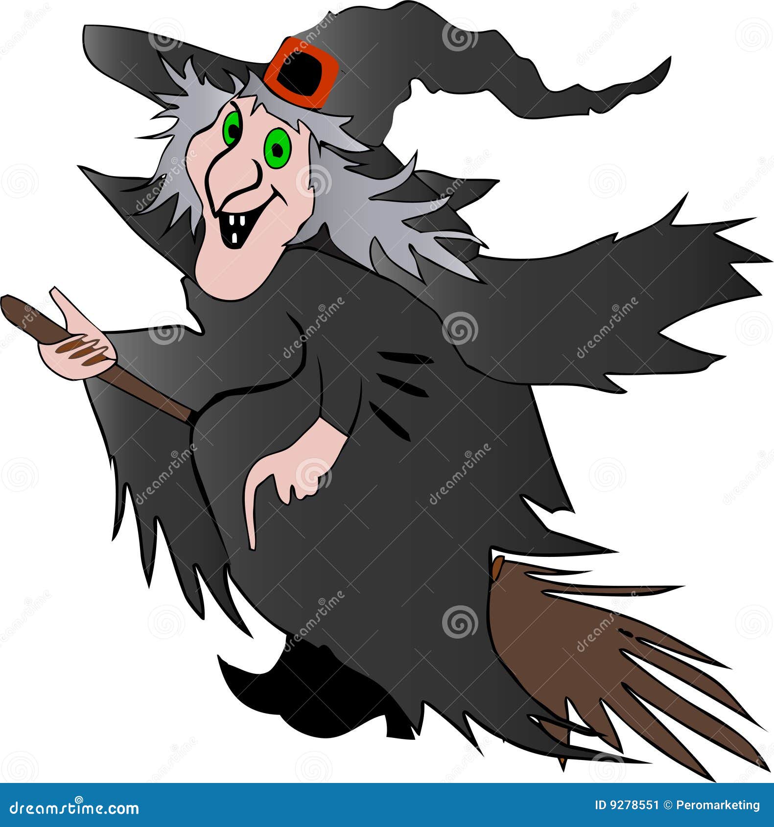 Strega Di Halloween Immagine Stock - Immagine: 9278551