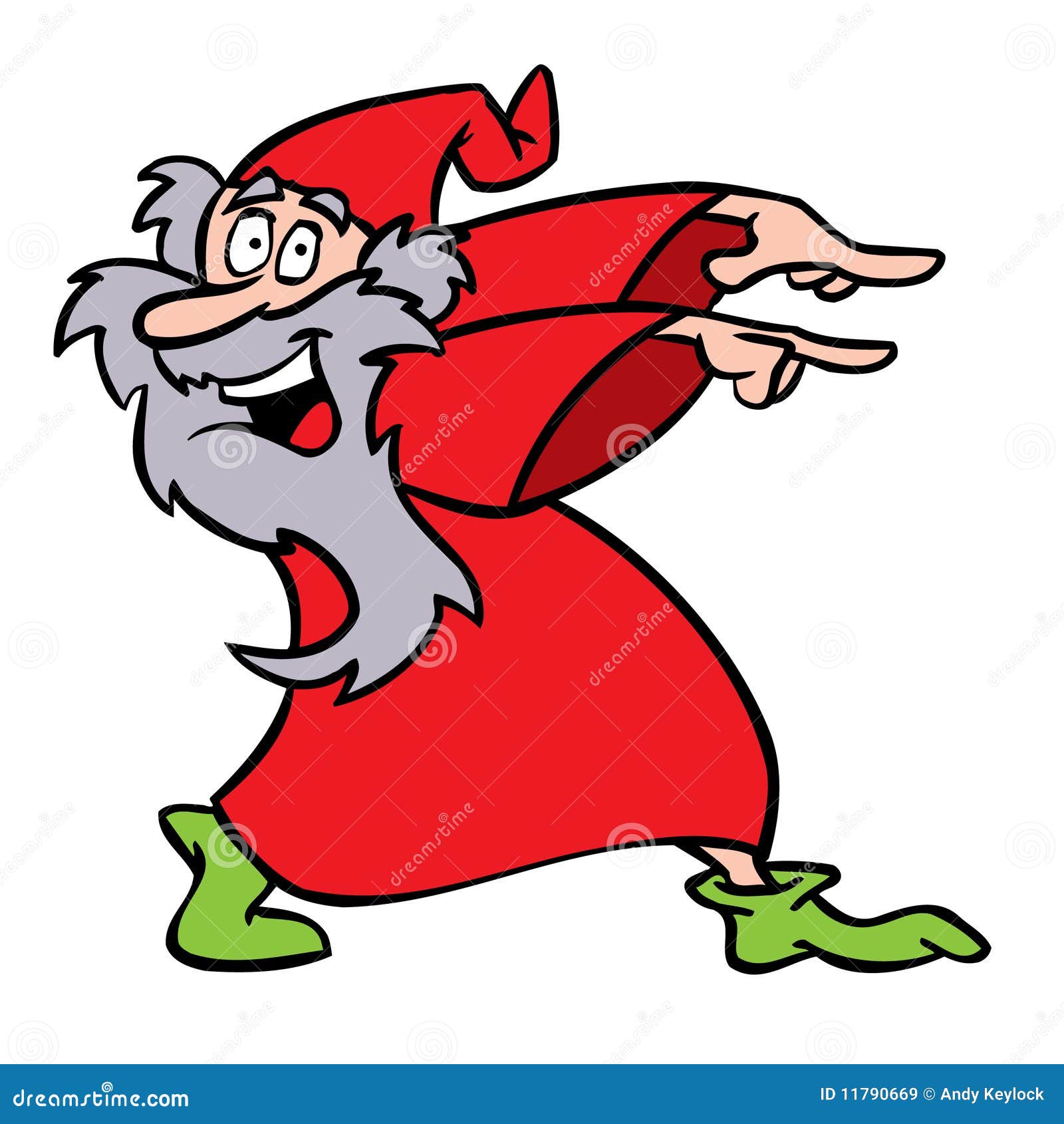 Stregone illustrazione vettoriale. Illustrazione di felice - 11790669