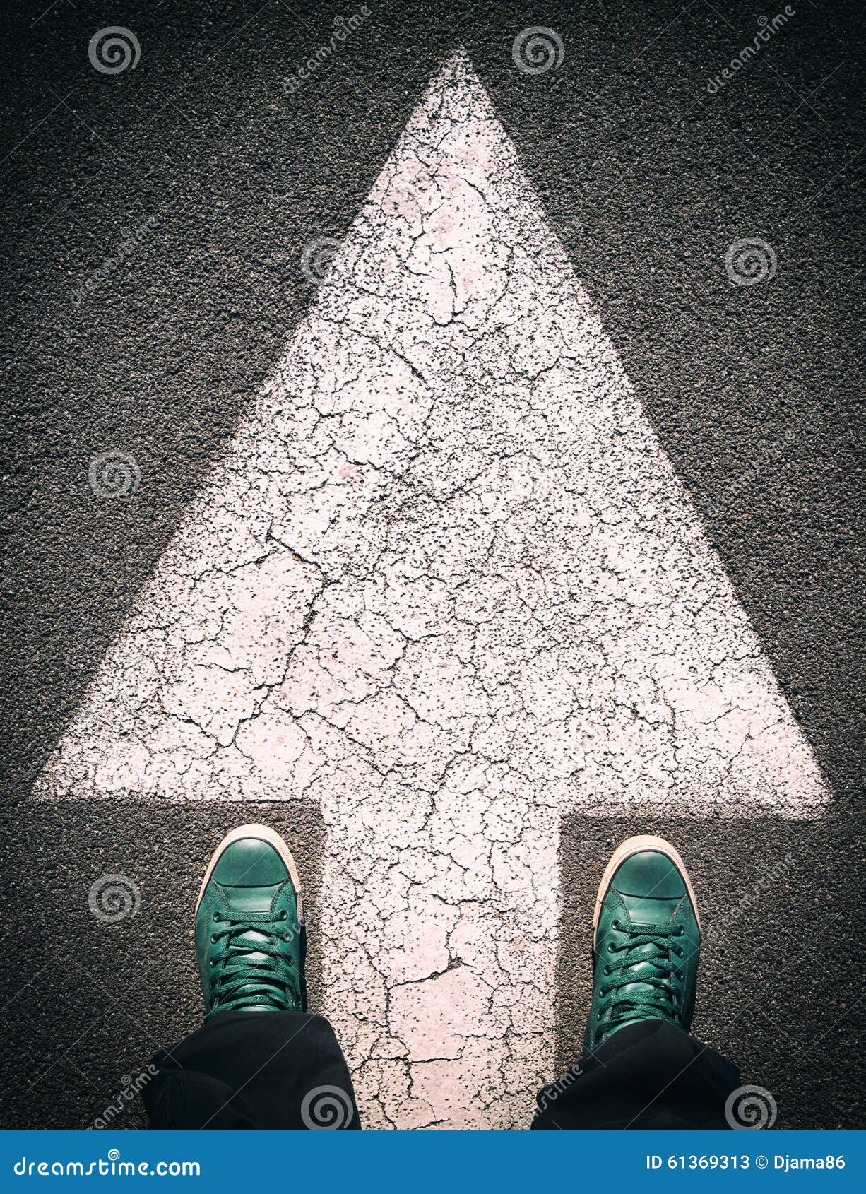 Streight forward stock image. Image of foot, destination - 61369313