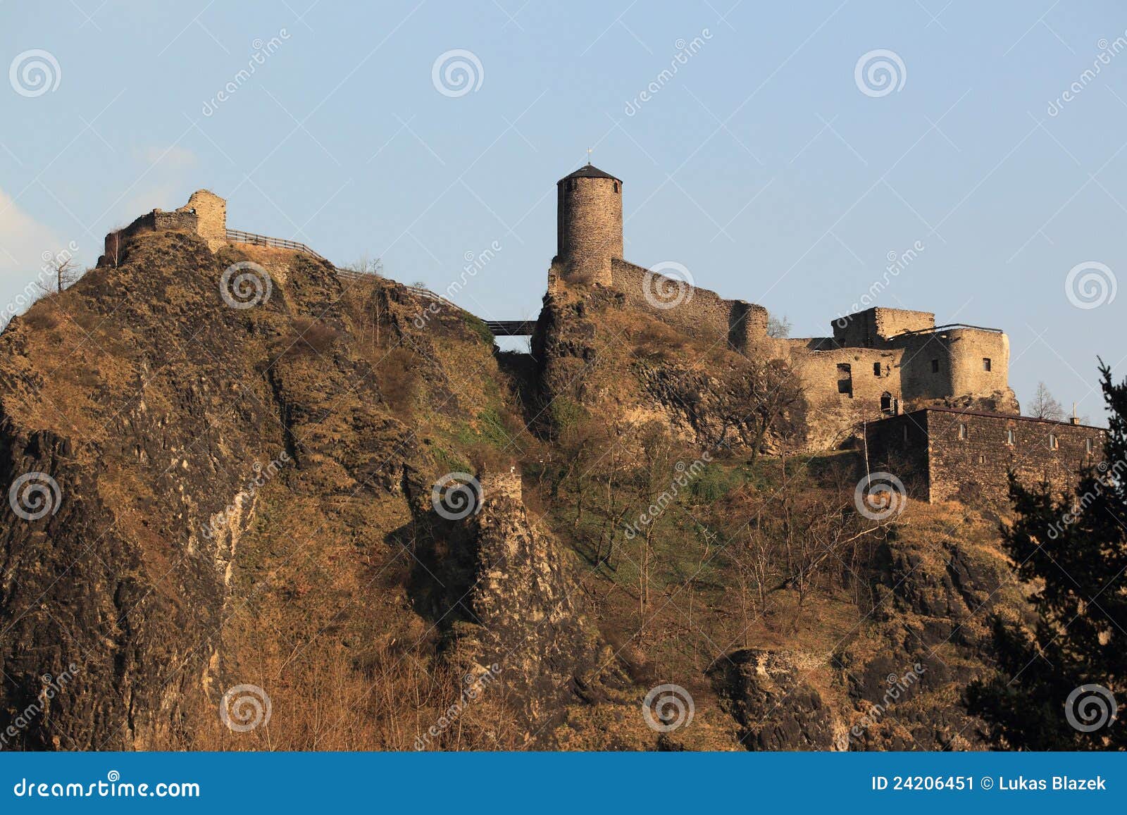 Strekov castle stock image. Image of fortress, medieval - 24206451