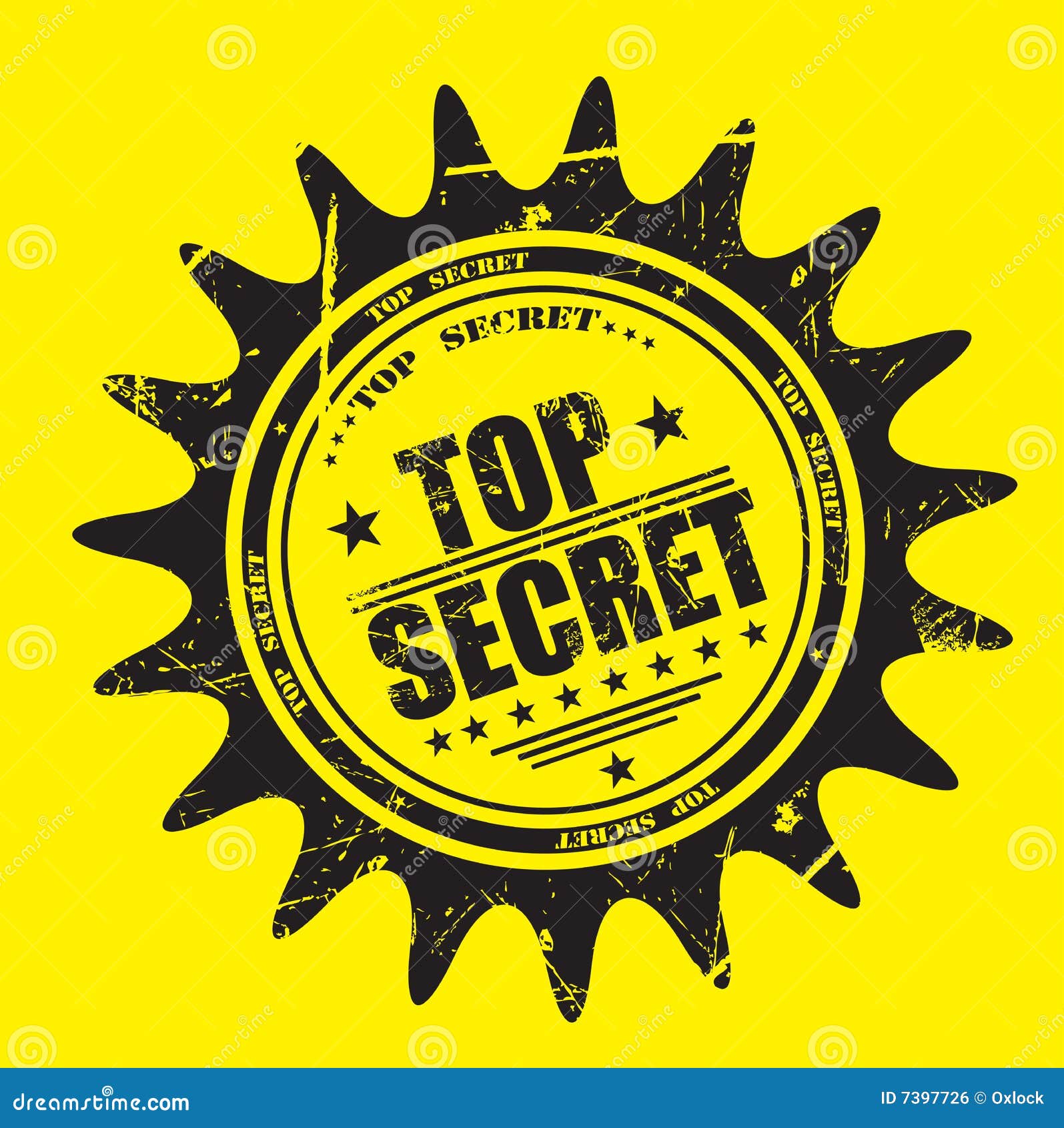 Streng geheim Stempel vektor abbildung. Illustration von abzeichen ...