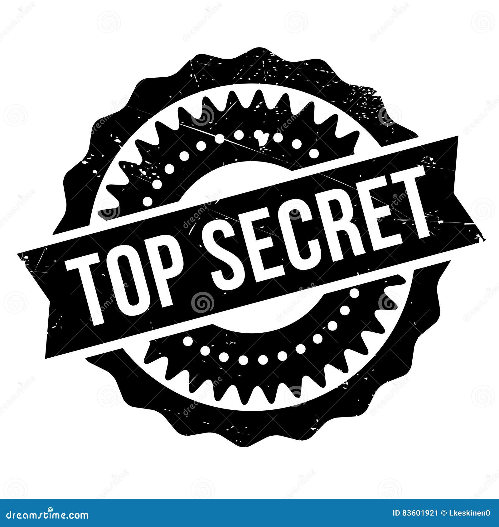 Streng geheim Stempel stock abbildung. Illustration von zeichen - 83601921