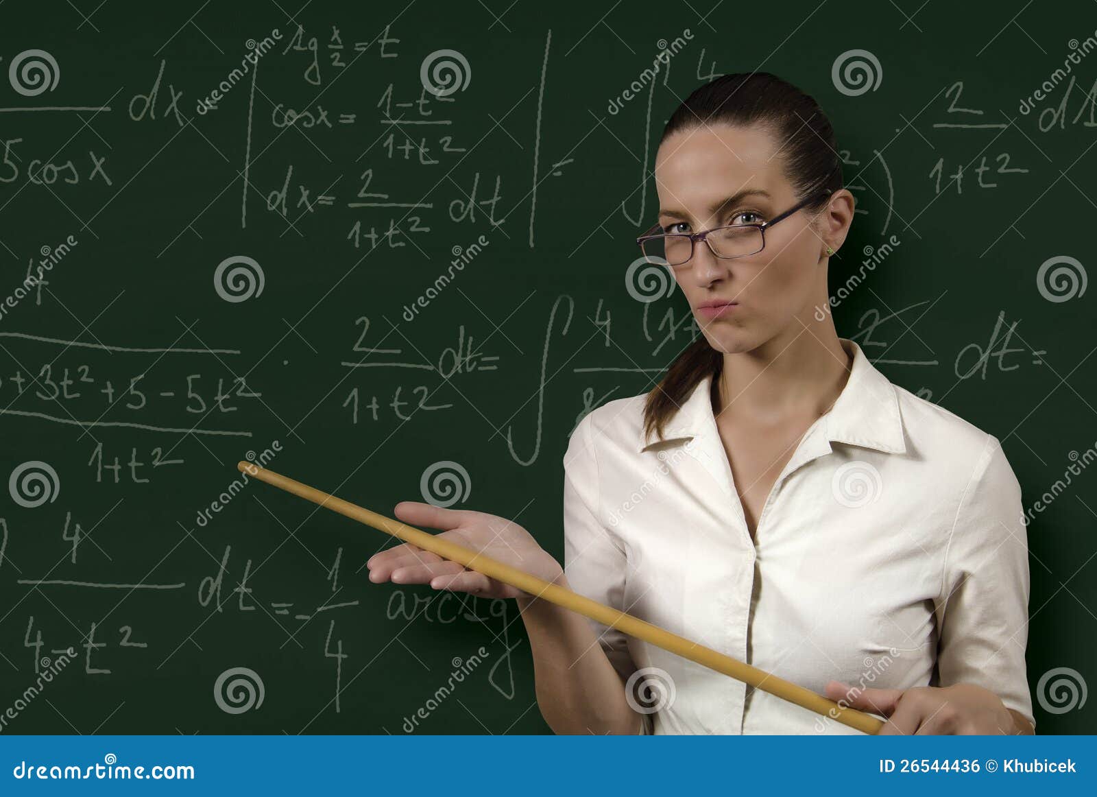 Strenger Lehrer stockfoto. Bild von jung, haltbar, zwingend - 26544436