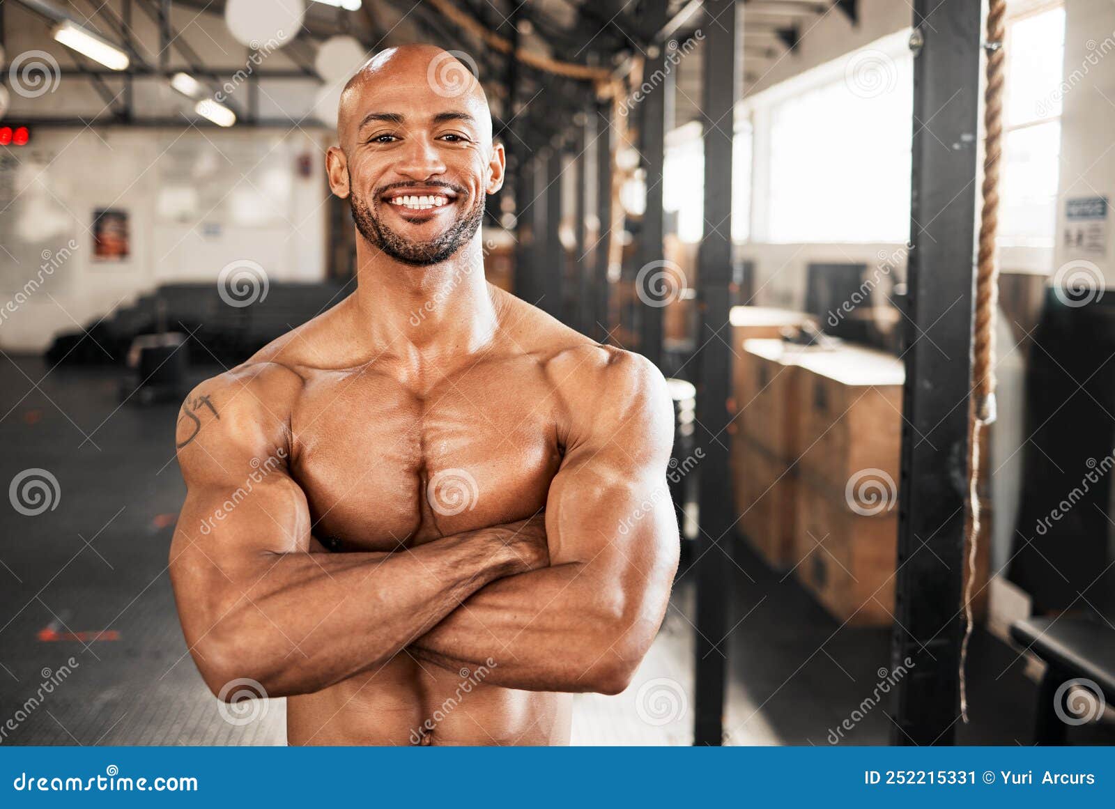 Strength Comes Not only from the Muscles. a Young Man Taking a Break ...