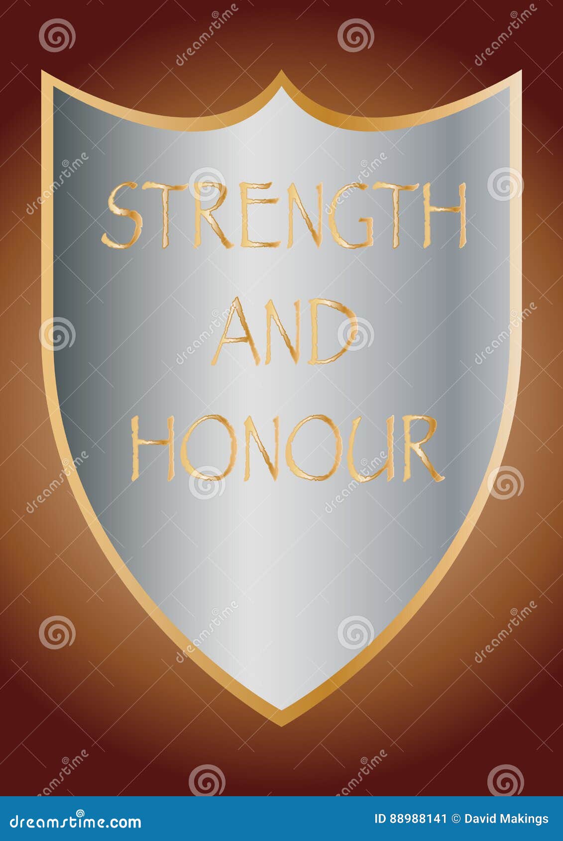 Strength And Honour Shield Royalty-Free Stock Photography ...
