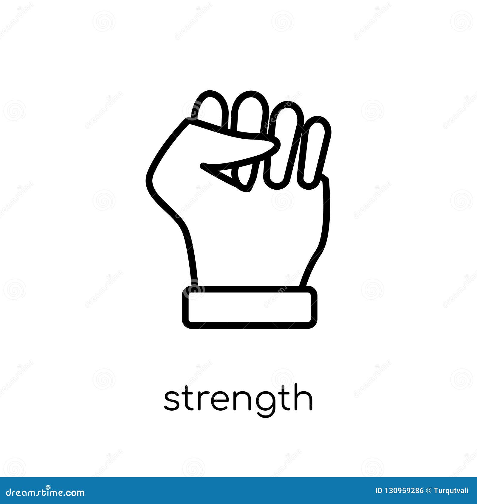 Strength Icon Vector