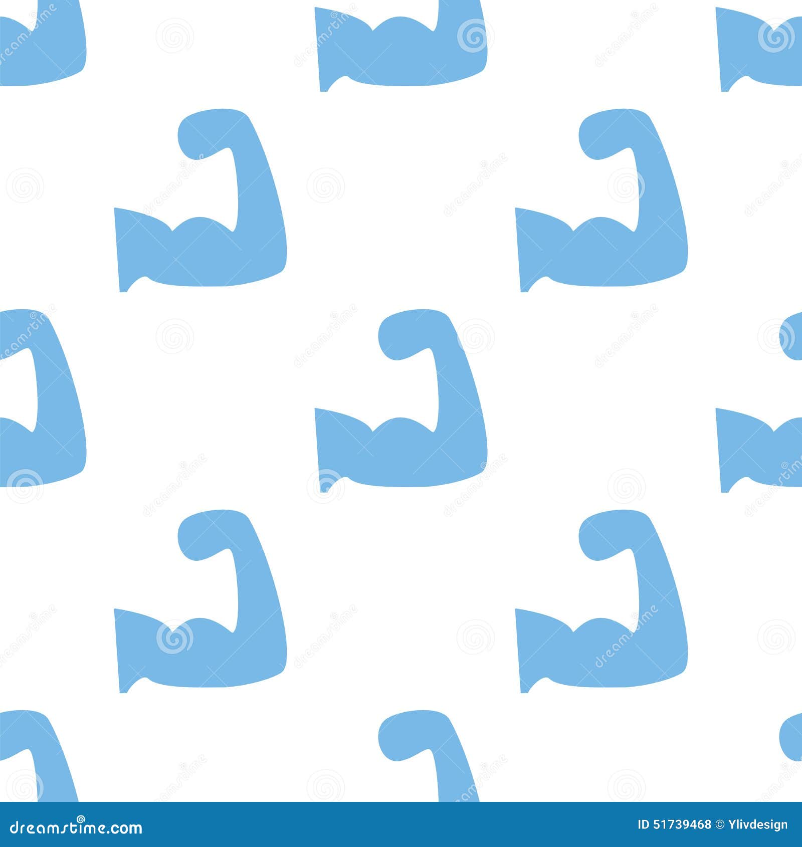 Strength seamless pattern stock vector. Illustration of pattern - 51739468