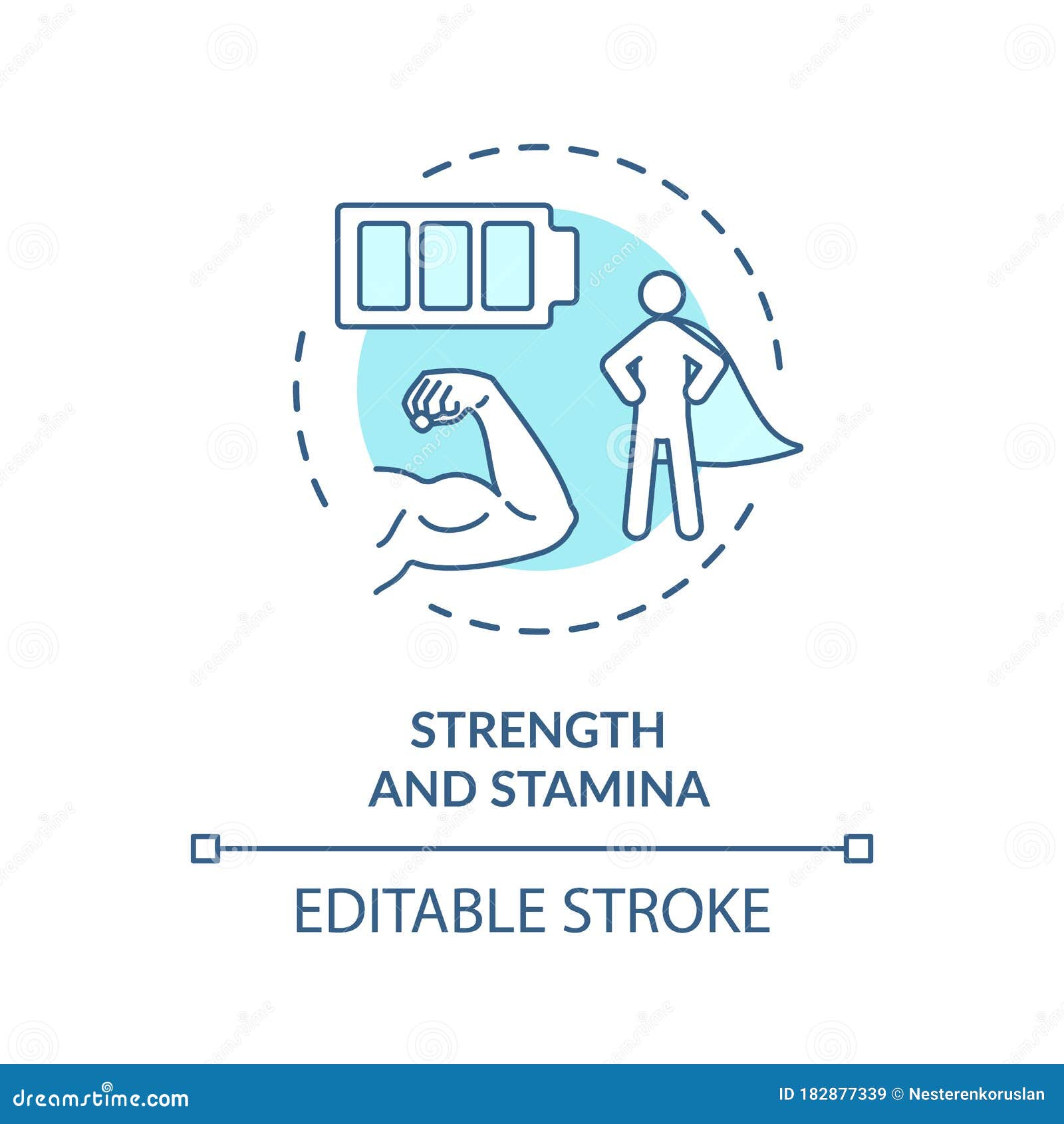 Strength and Stamina Turquoise Concept Icon Stock Vector - Illustration ... Strength and Stamina Turquoise Concept Icon Stock Vector - Illustration ...