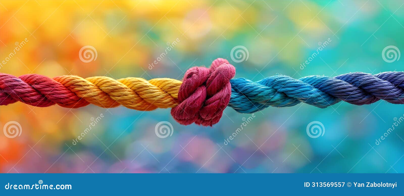 The Strength and Unity of a Diverse Team: Ropes Symbolizing Diversity ...