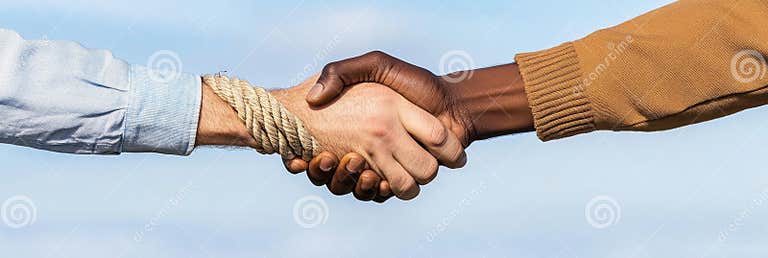 Strength in Unity a Partnership Forged Symbolizing Collaboration ...