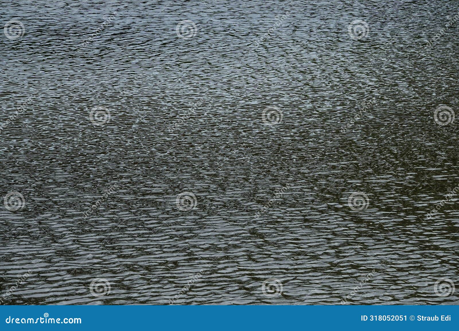The Strength of the Wind Influences the Texture of the Water Stock ...