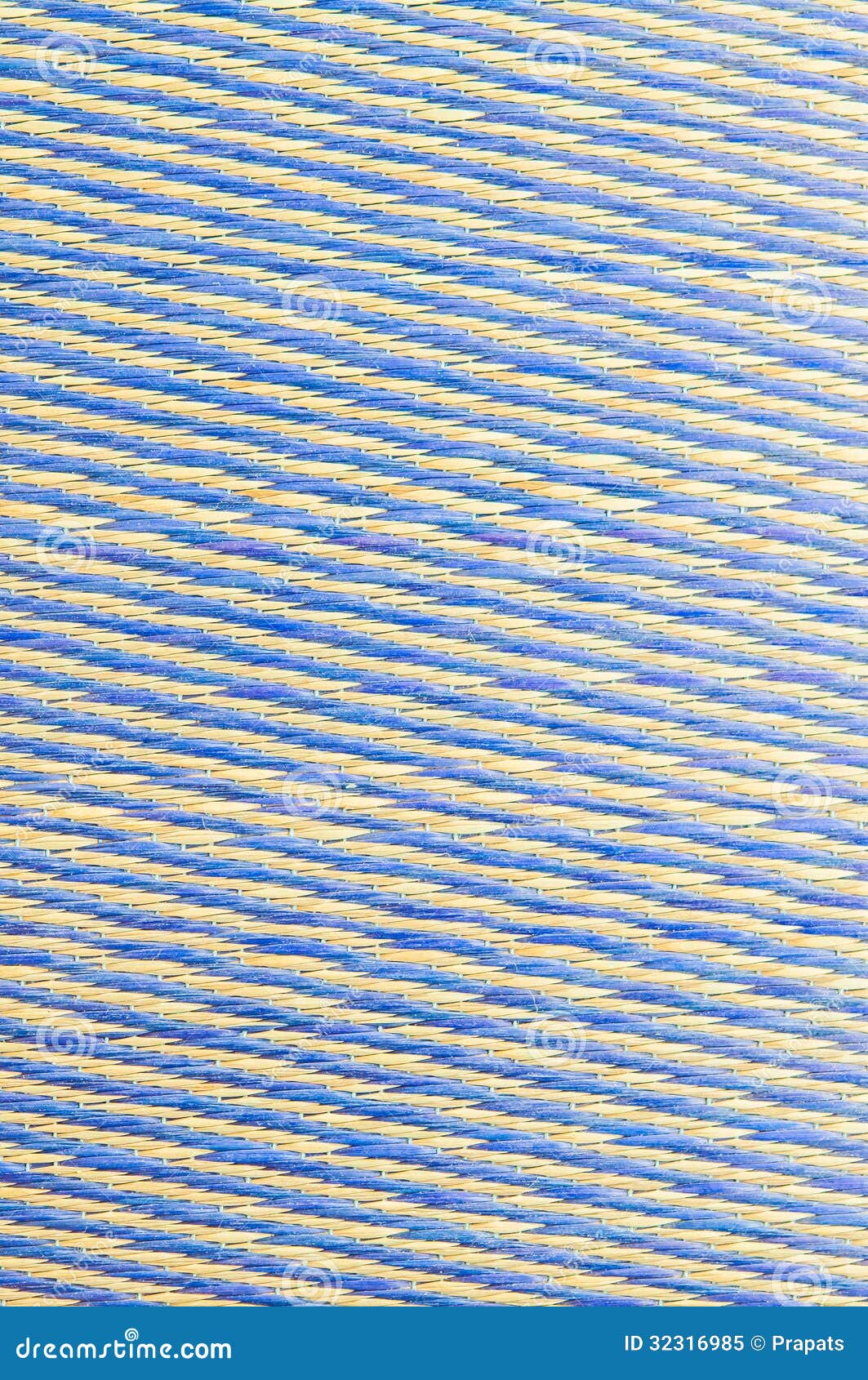 Strepen op de mat. stock afbeelding. Image of blauw, stof - 32316985