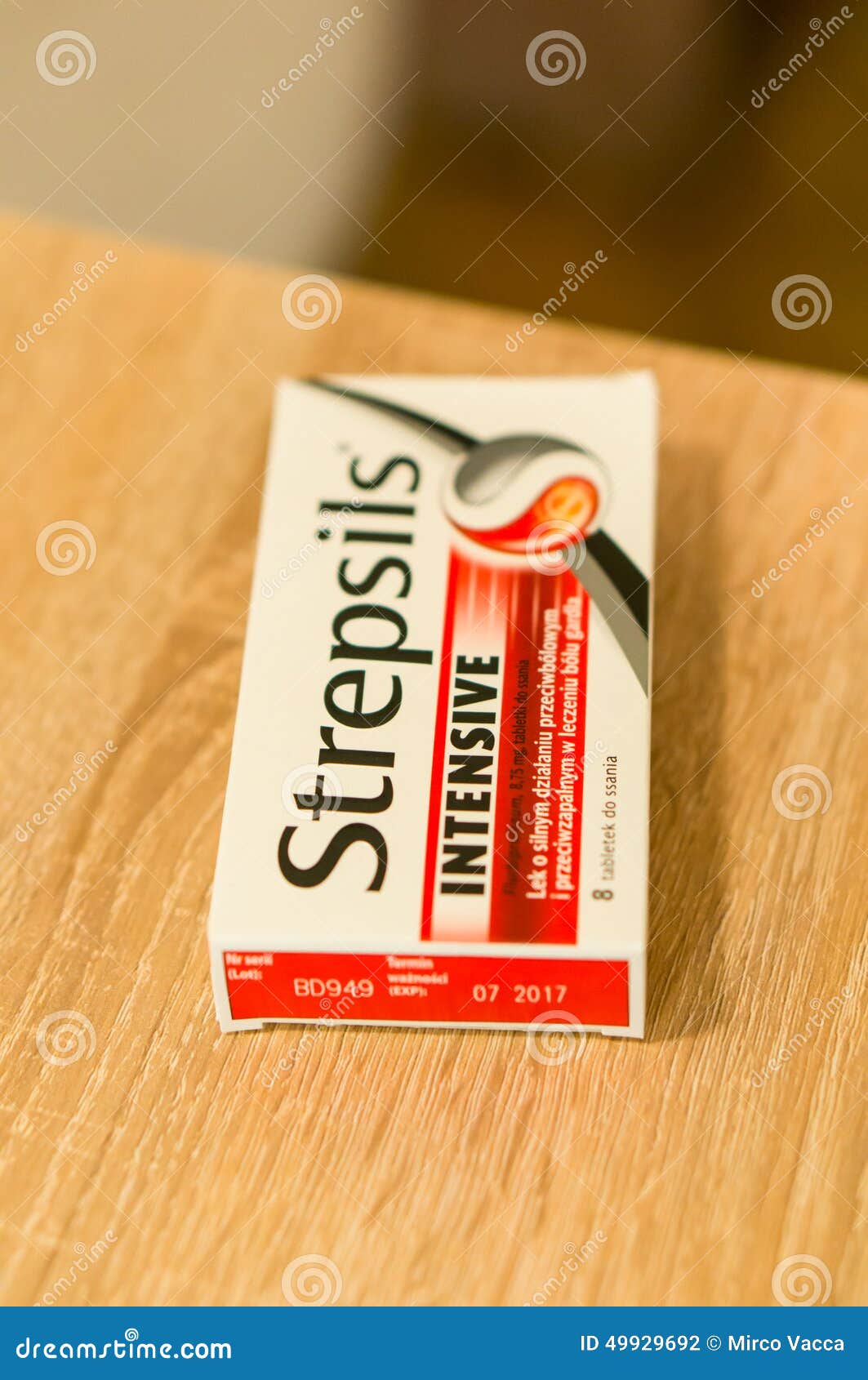 Strepsils Intensive editorial photography. Image of flavor - 49929692