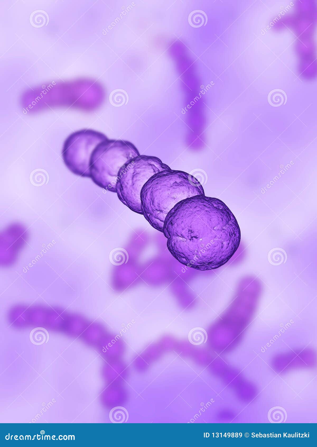 Streptococcus Vector Illustration | CartoonDealer.com #9679580