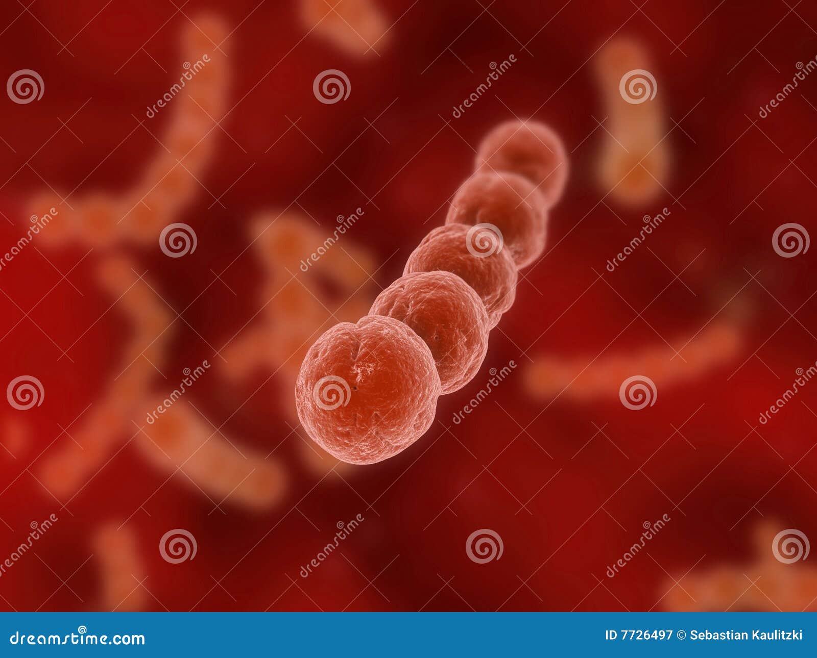 Streptococcus Vector Illustration | CartoonDealer.com #9679580