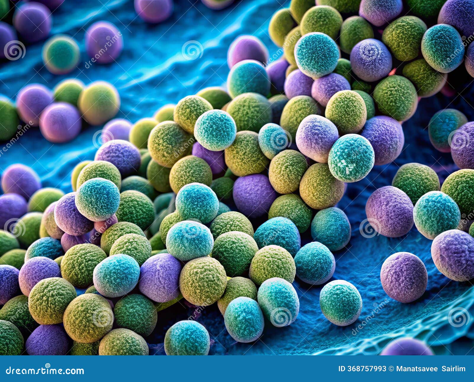 Streptococcus Pneumoniae Bacteria Detailed SEM Image Unveiling Unique Cellular Structures For ...