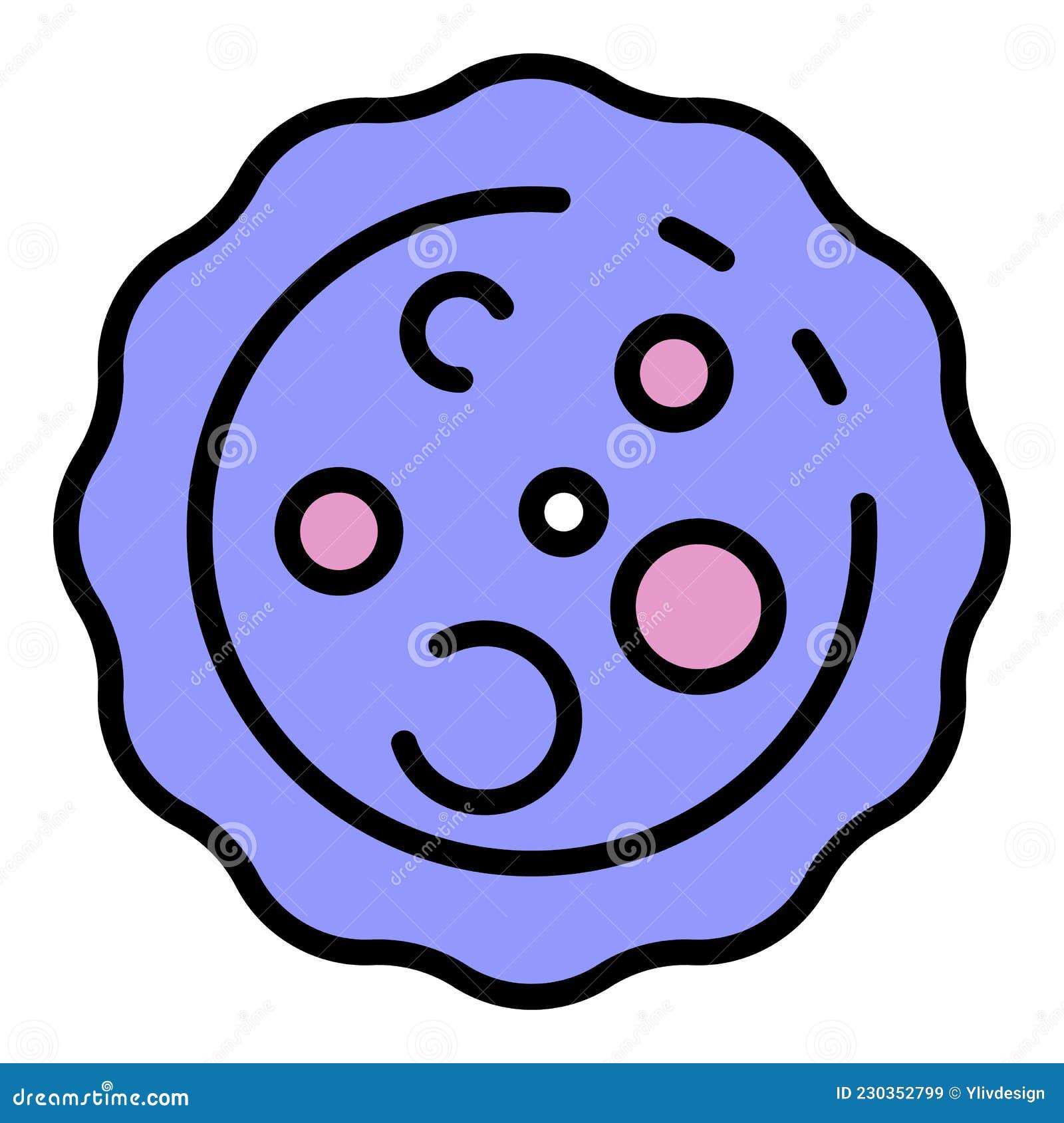 Streptococcus Structure Icon Color Outline Vector Stock Vector ...